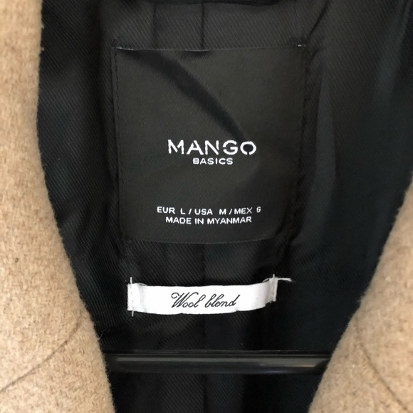 Mango | Jackets & Coats | Rare Find Mango Camel Structured Coat Nwot ...